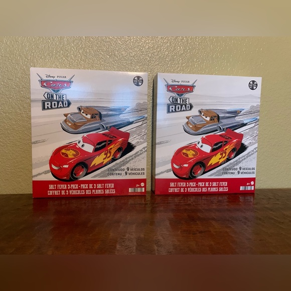 Disney | Toys | Nib Disney Pixar Cars On The Road Salt Fever 9pc Cars ...